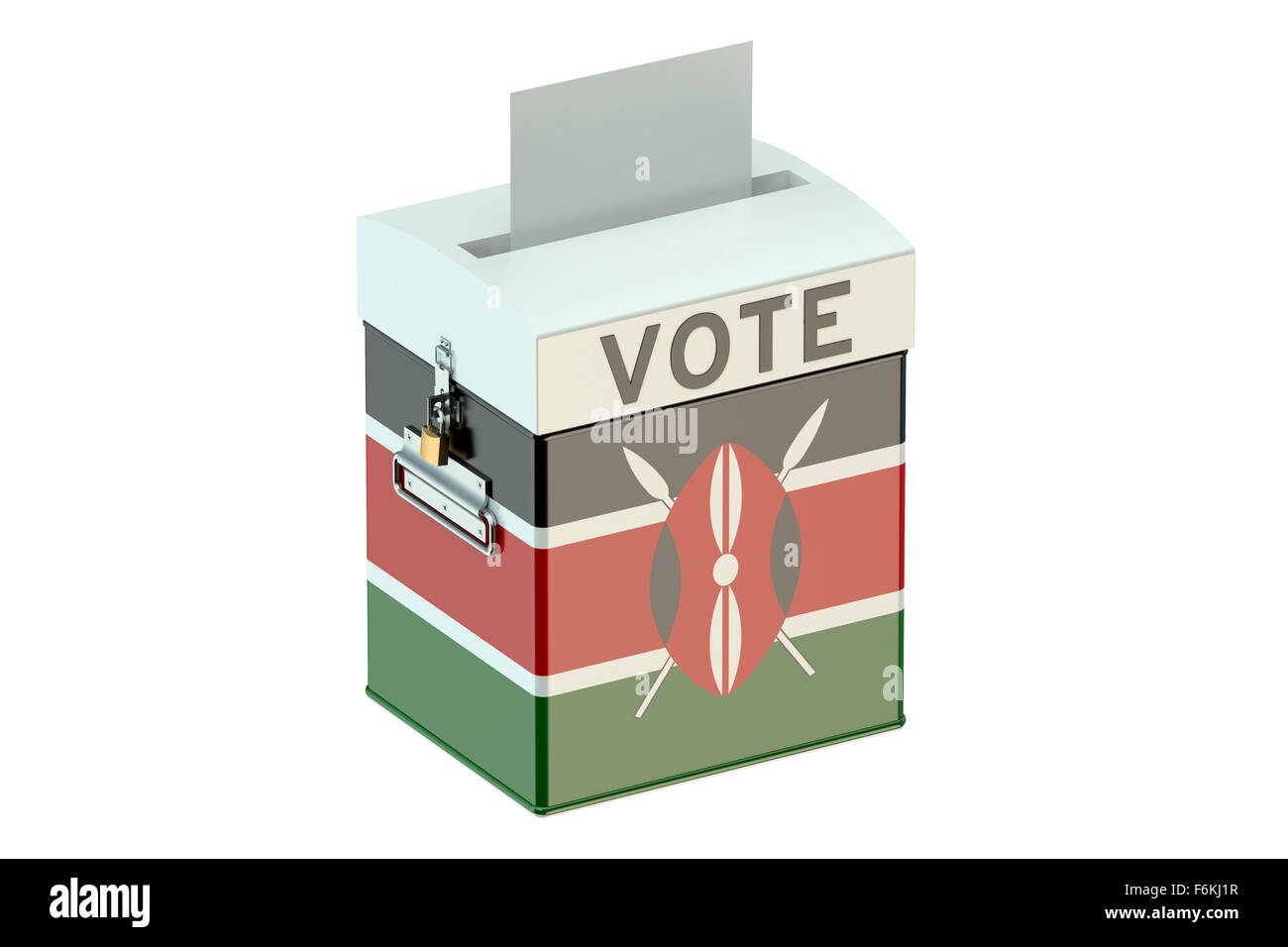 Kenya election ballot box for collecting votes Stock Photo - Alamy
