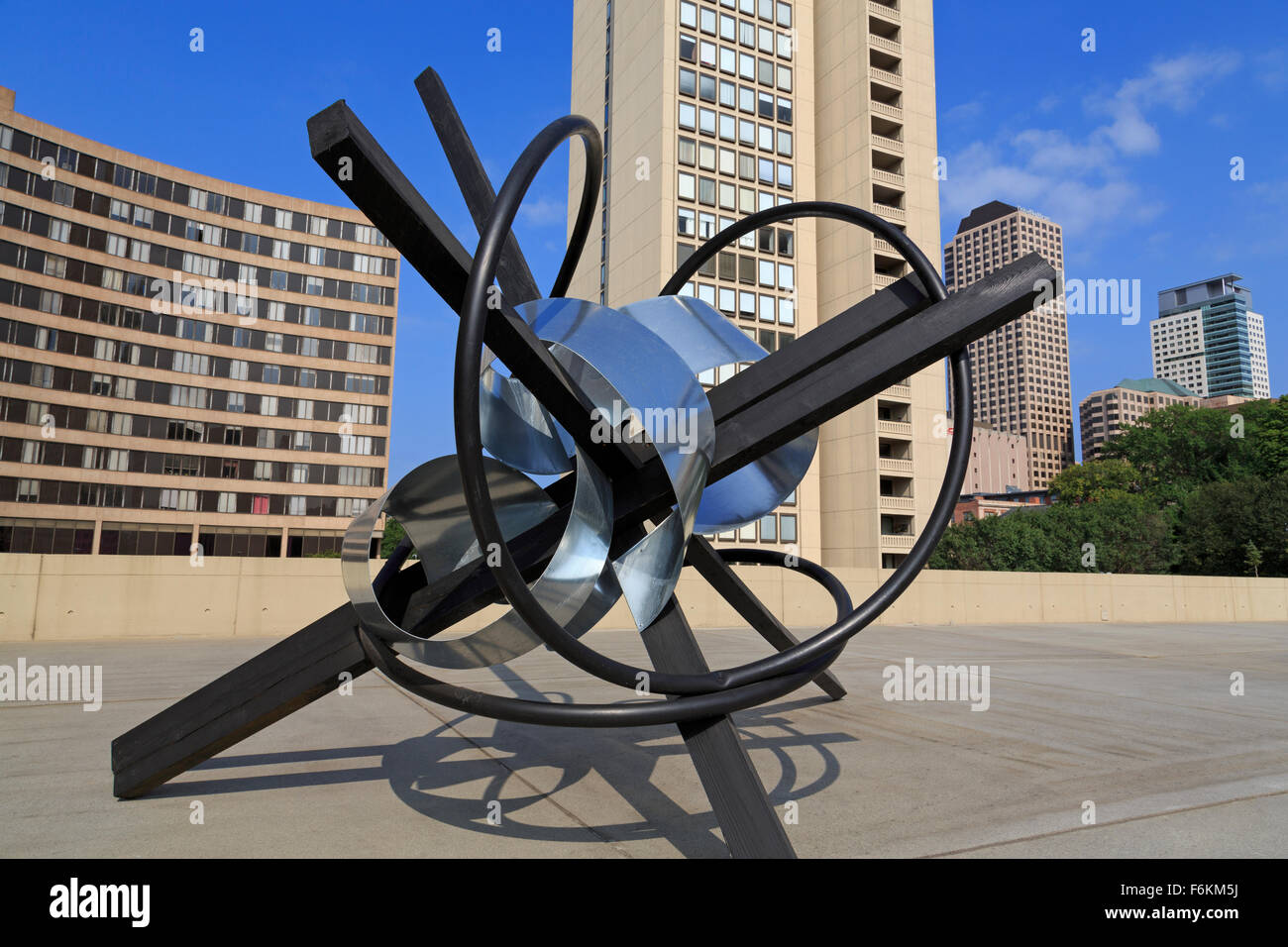 Bushnell Sculpture Garden, Hartford, Connecticut, USA Stock Photo - Alamy