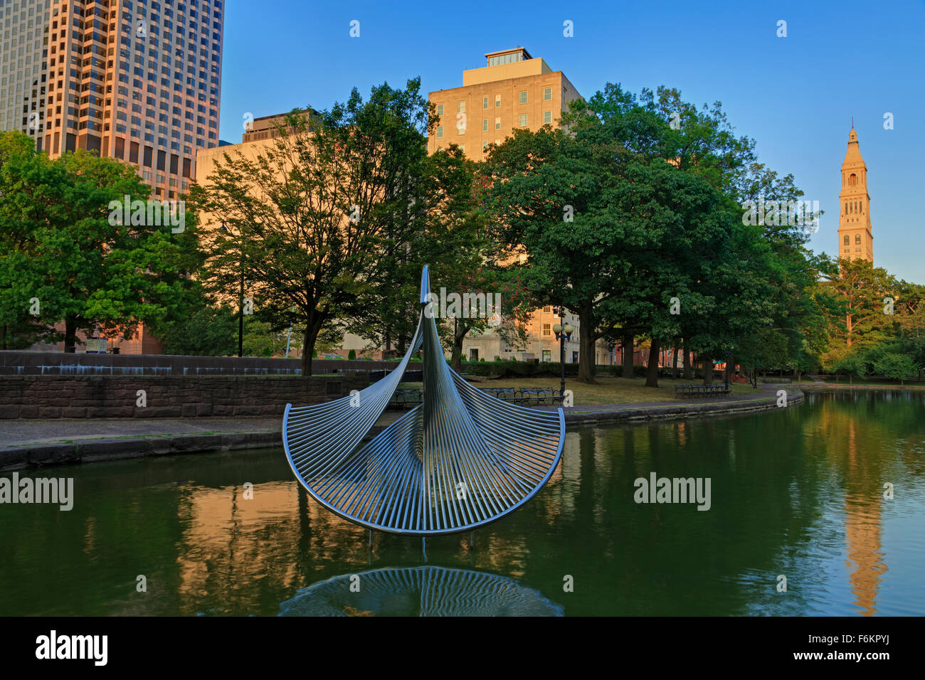 Bushnell Park, Hartford, Connecticut, USA Stock Photo - Alamy