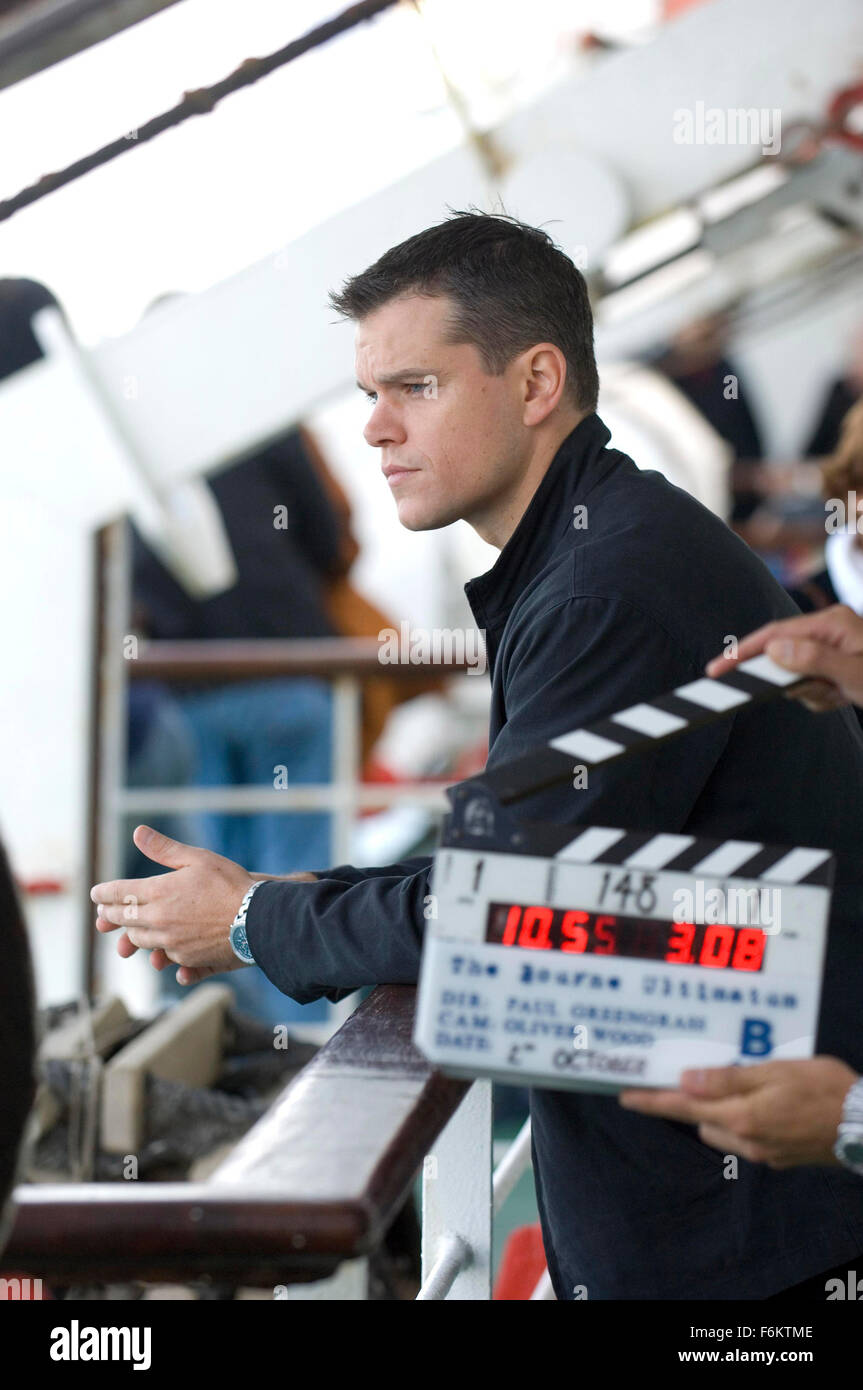 RELEASE DATE: August 3, 2007. MOVIE TITLE: The Bourne Ultimatum ...