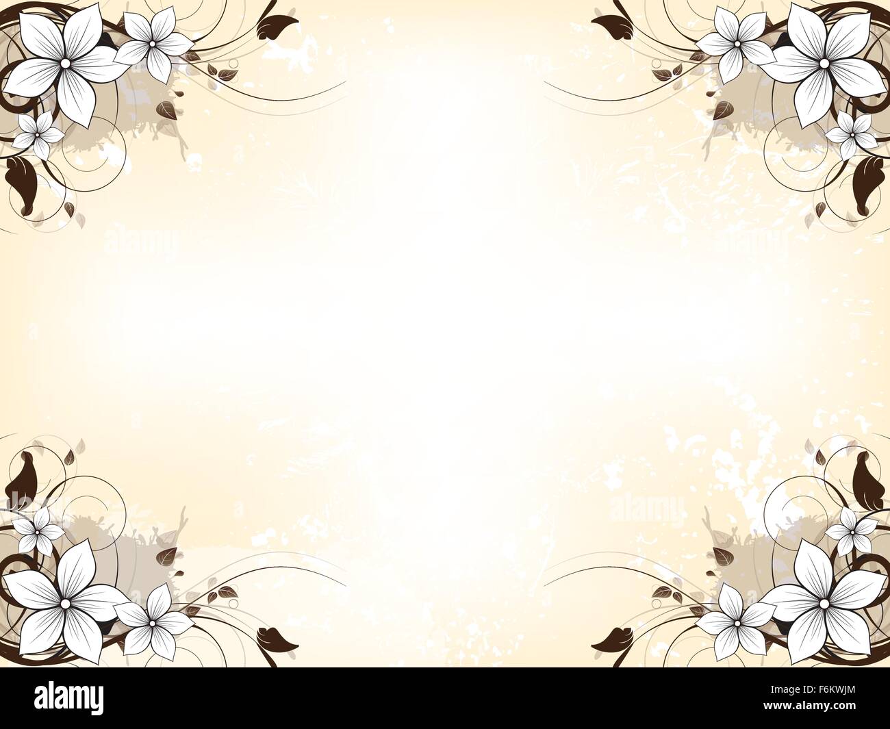 Simple Flower Abstract Background