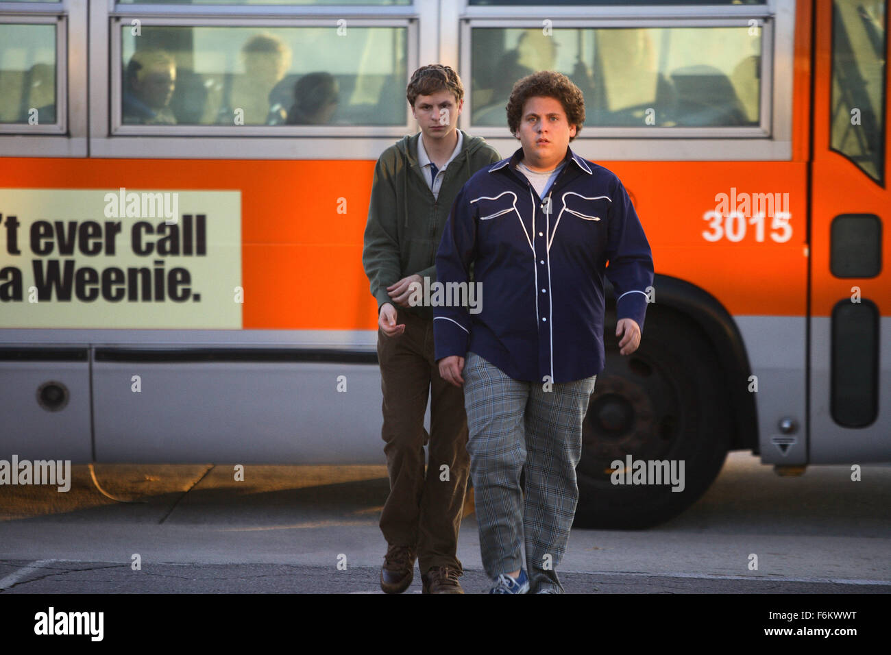 Jonah Hill As Seth Film Title Superbad High Resolution Stock ...