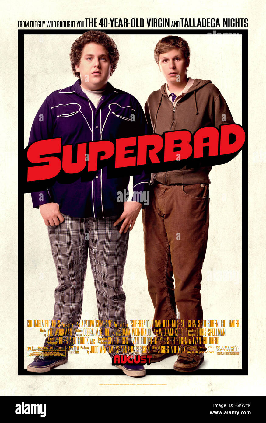RELEASE DATE: August 17, 2007. MOVIE TITLE: Superbad. STUDIO: Columbia ...