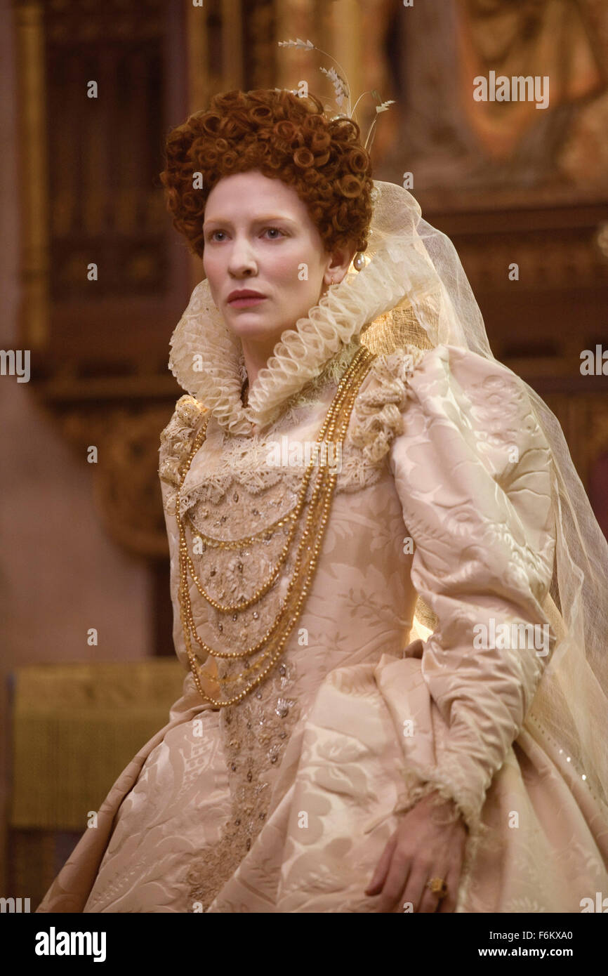 Cate blanchett as queen elizabeth i film title elizabeth hi-res stock ...