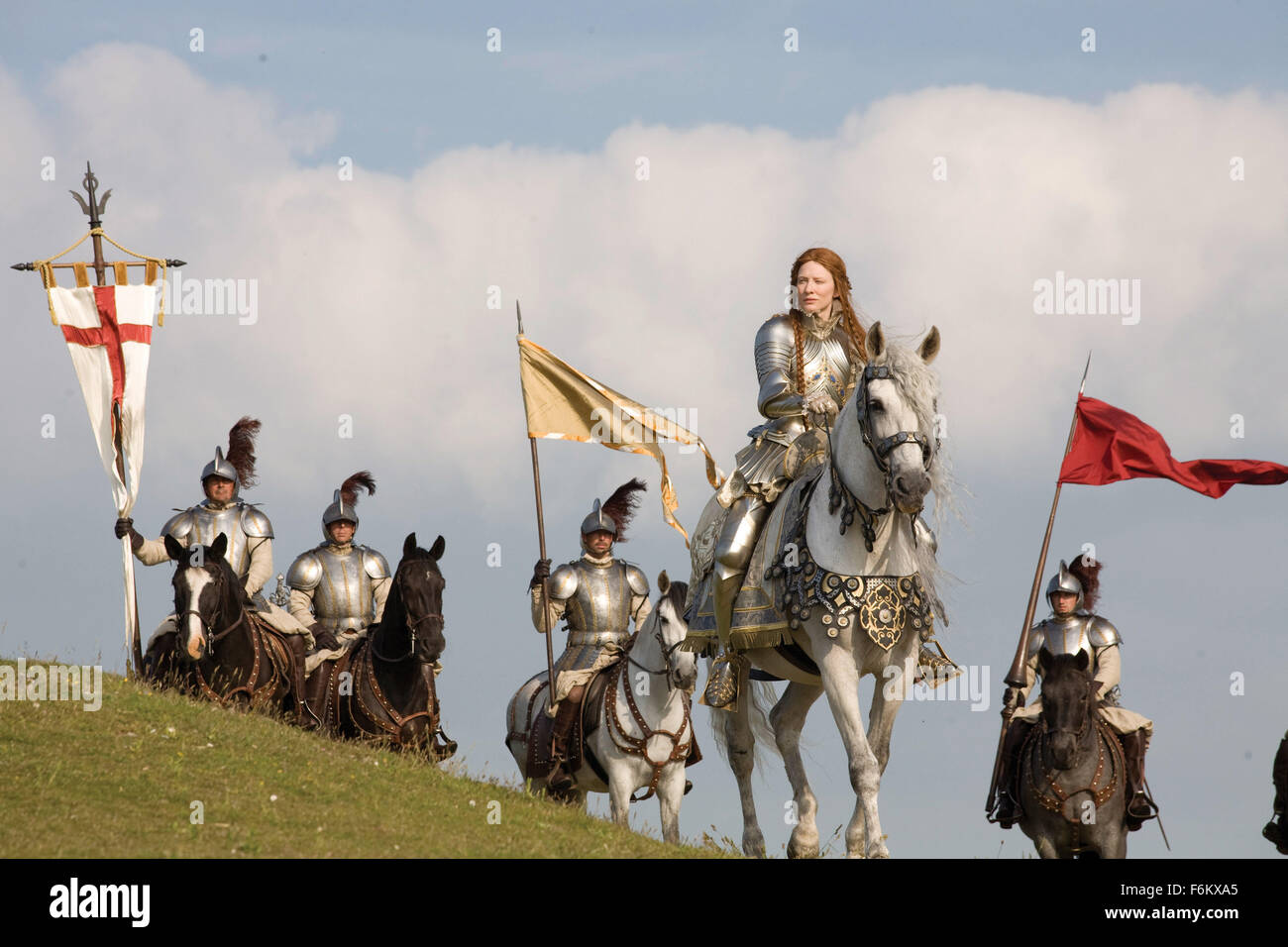 Cate blanchett as queen elizabeth i film title elizabeth hi-res stock ...