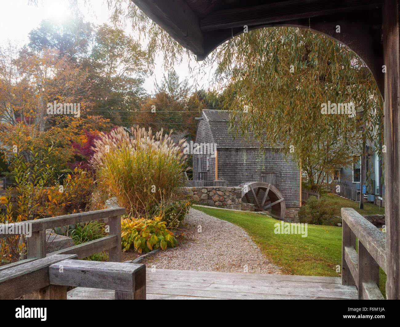 Dexter Grist Mill, Sandwich, Cape Cod Massachusetts USA with undershot ...
