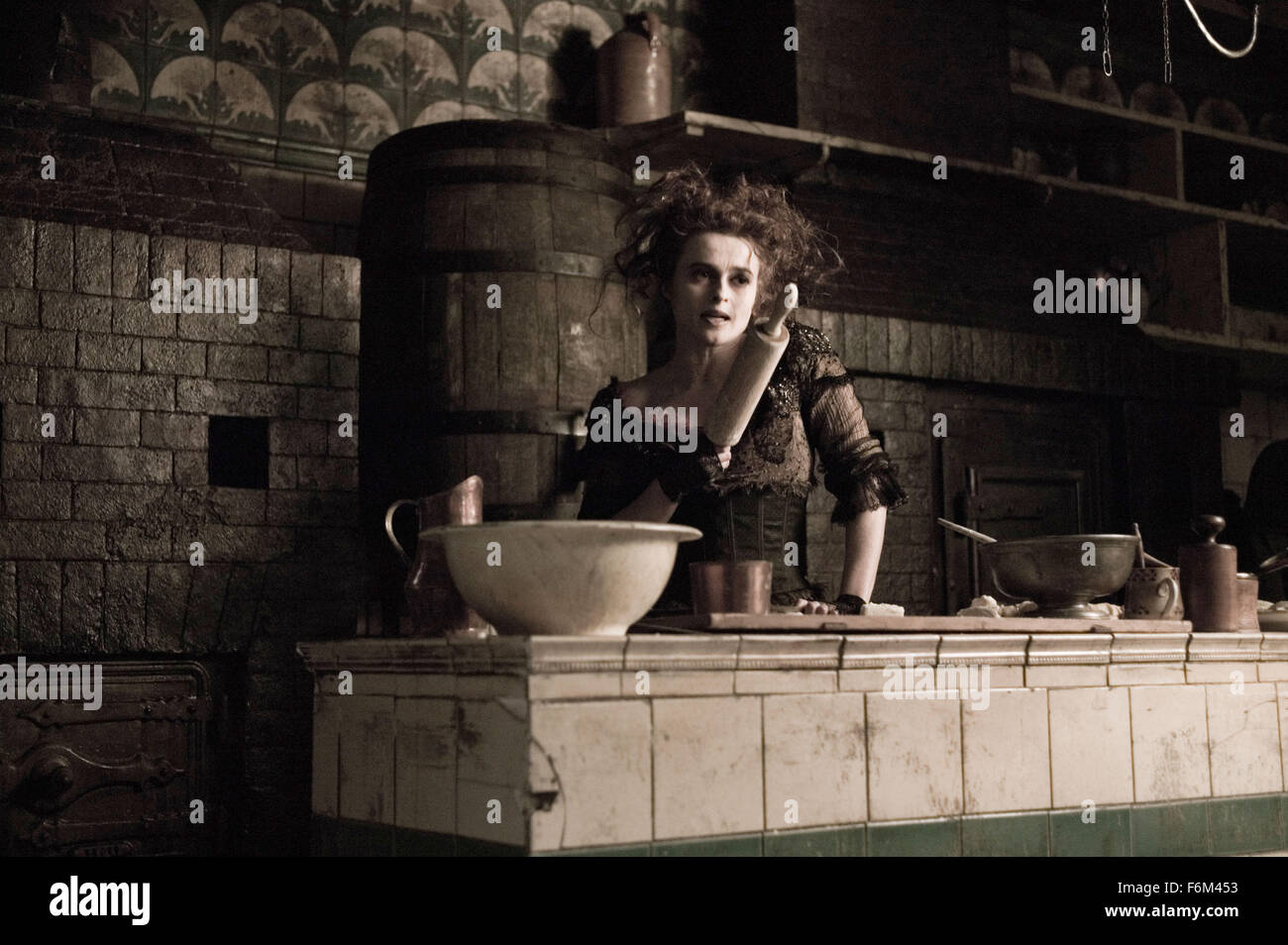 Helena bonham carter as mrs lovett film title sweeney todd hi-res stock ...