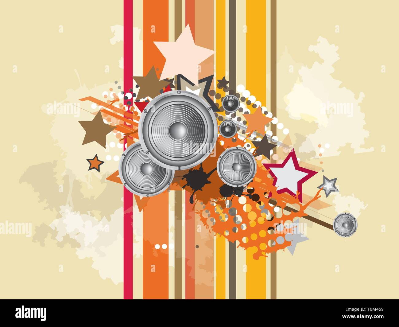 Music abstract background. Abstract vector illustration with background ...