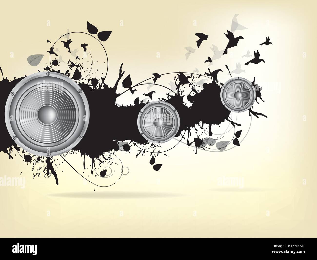 abstract music background Stock Vector Image & Art - Alamy