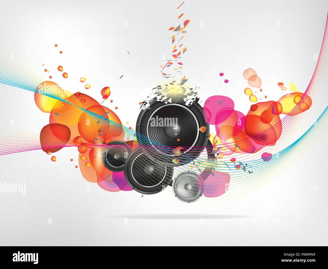abstract music background Stock Vector Image & Art - Alamy