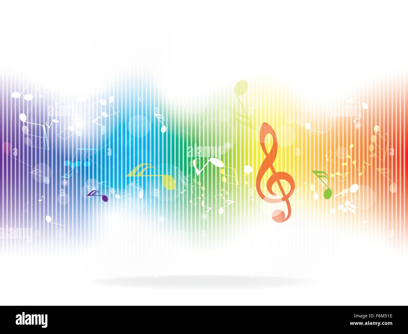 Abstract music background with notes Stock Vector Image & Art - Alamy