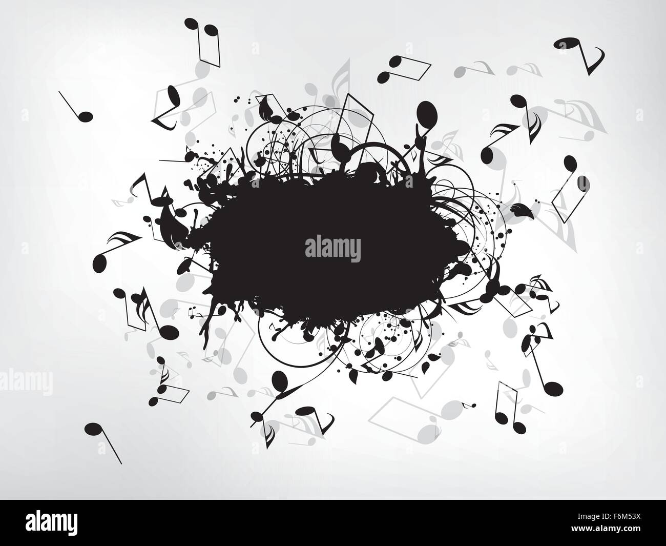 Music background with notes Stock Vector Image & Art - Alamy