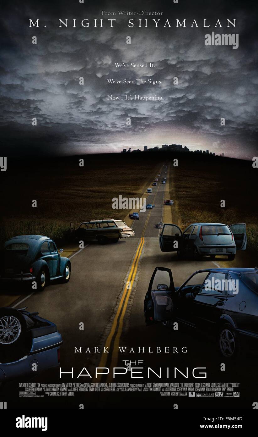 The happening film title hi-res stock photography and images - Alamy