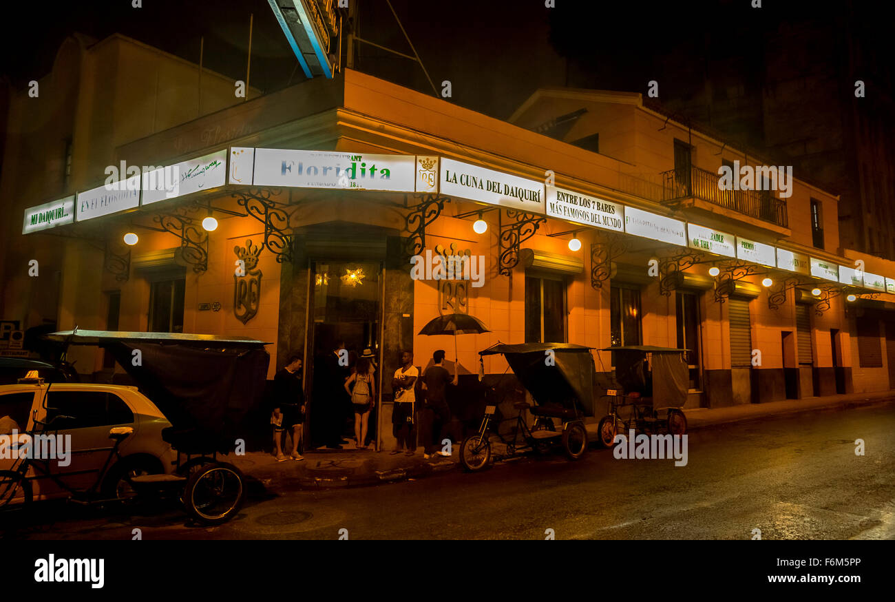 Hemingway's Bar En el Floridita, music bar and music restaurant Havana ...