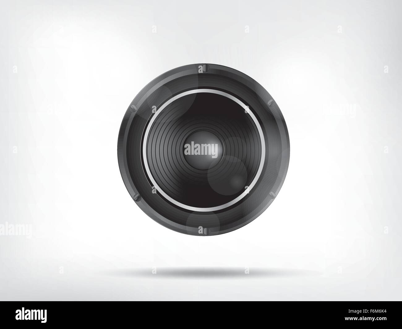 Abstract bckground with subwoofer Stock Vector Image & Art - Alamy