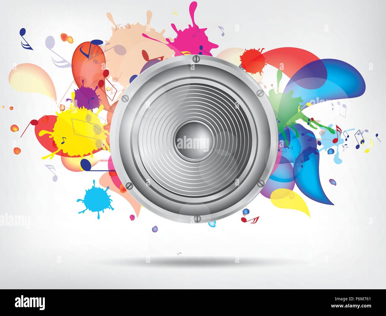 Abstract bckground with subwoofer Stock Vector Image & Art - Alamy