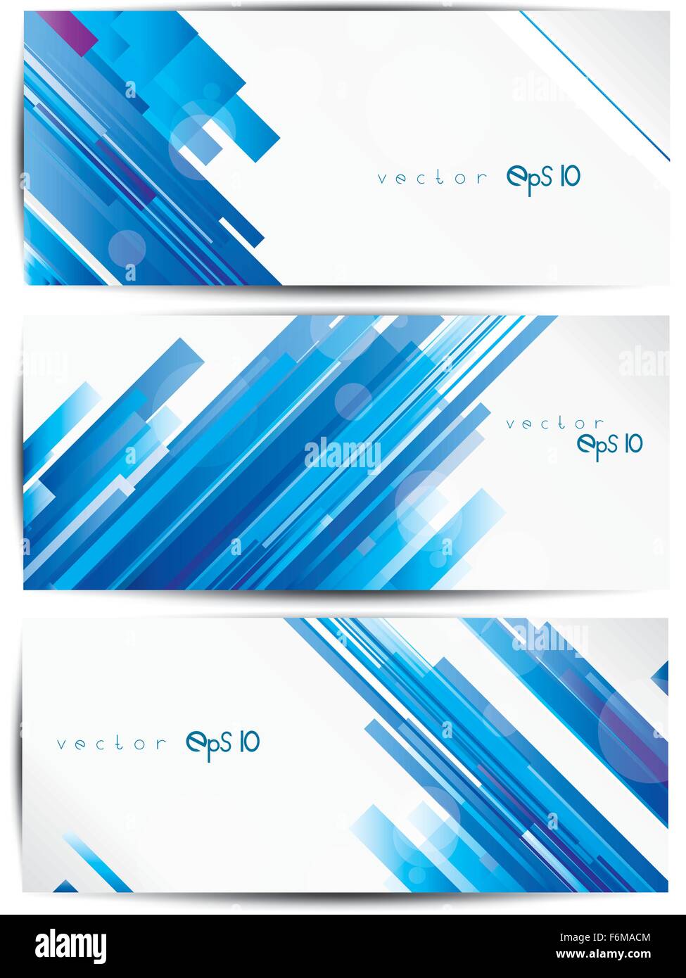 Set of abstract colorful web headers and cards. Abstract vector ...