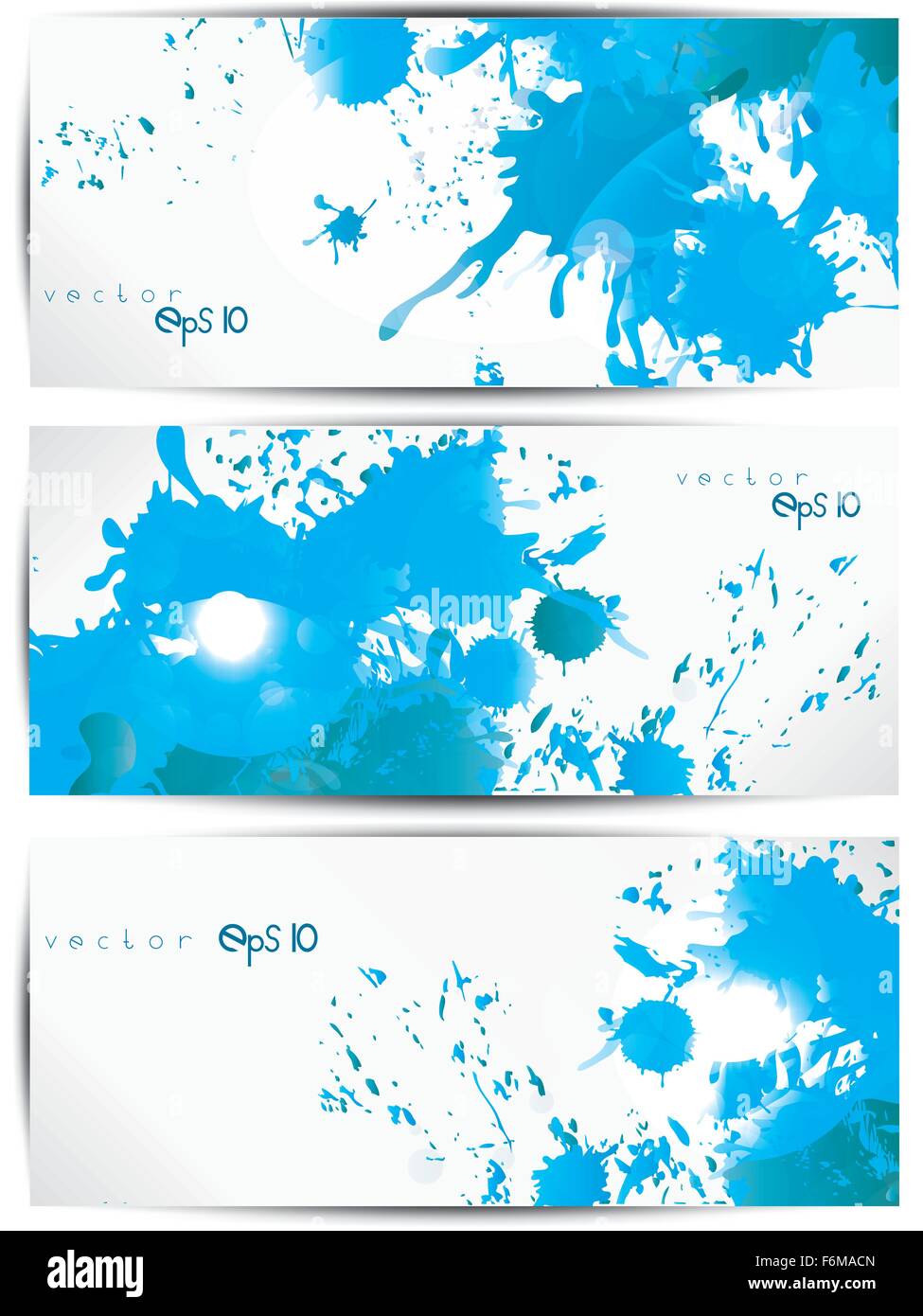 Set of abstract colorful web headers and cards. Abstract vector ...