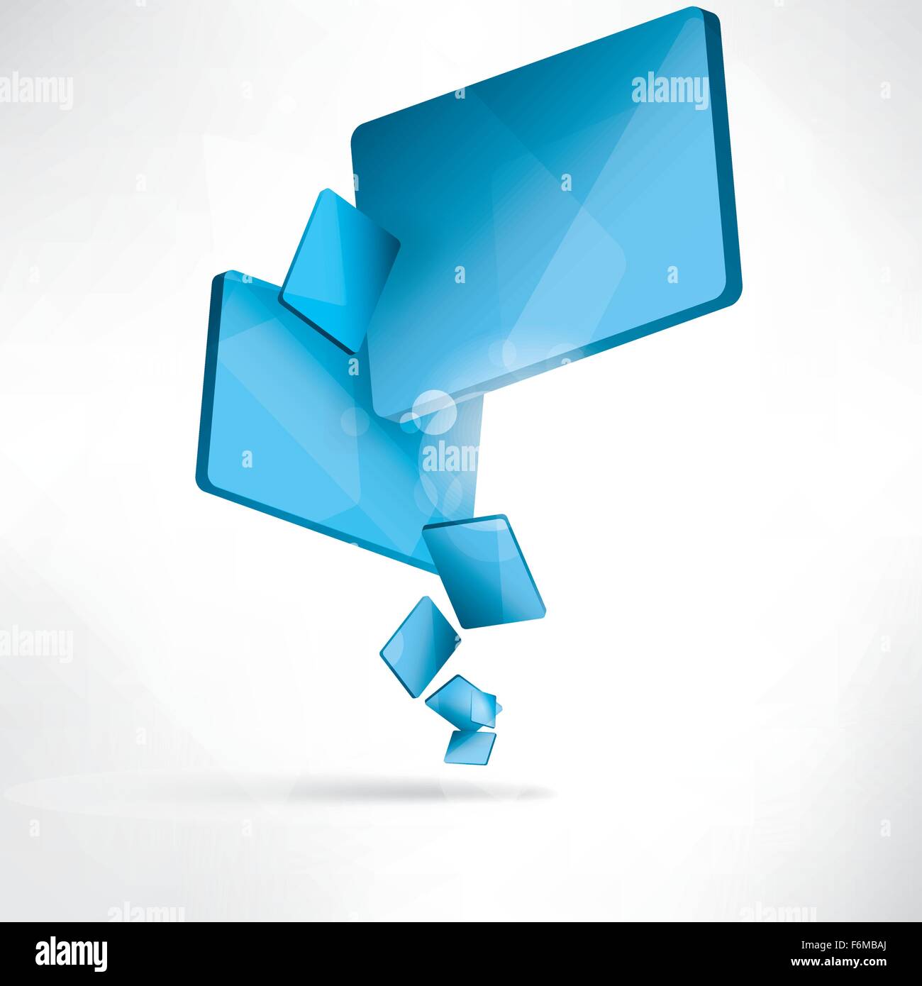 Abstract geometric form. Abstract vector illustration with background ...