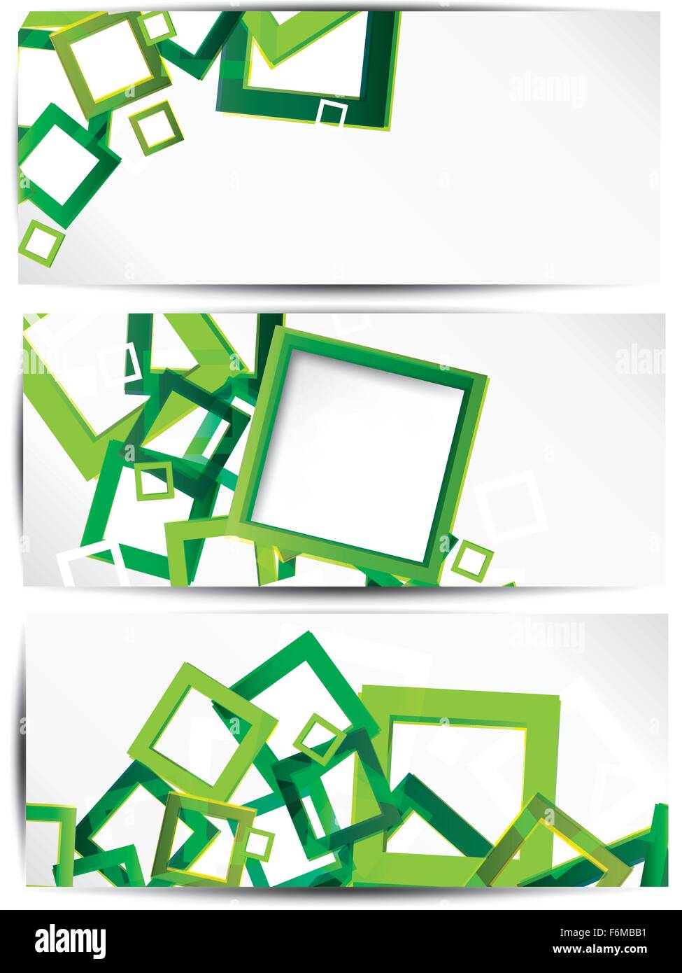 Set Of Abstract Colorful Web Headers And Cards Abstract Vector Illustration With Background