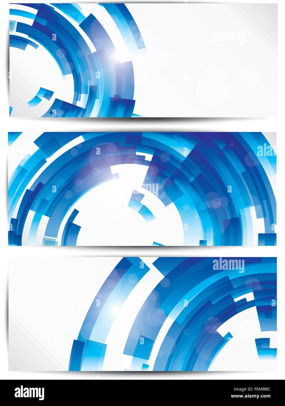 Set of abstract colorful web headers and cards. Abstract vector ...