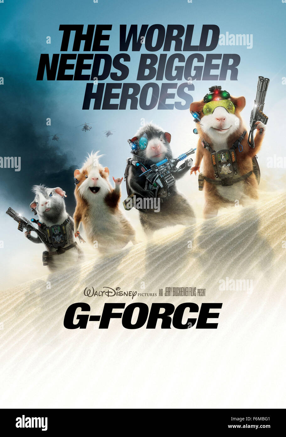 RELEASE DATE: 24 July 2009. MOVIE TITLE: G-Force. STUDIO: Walt Disney ...