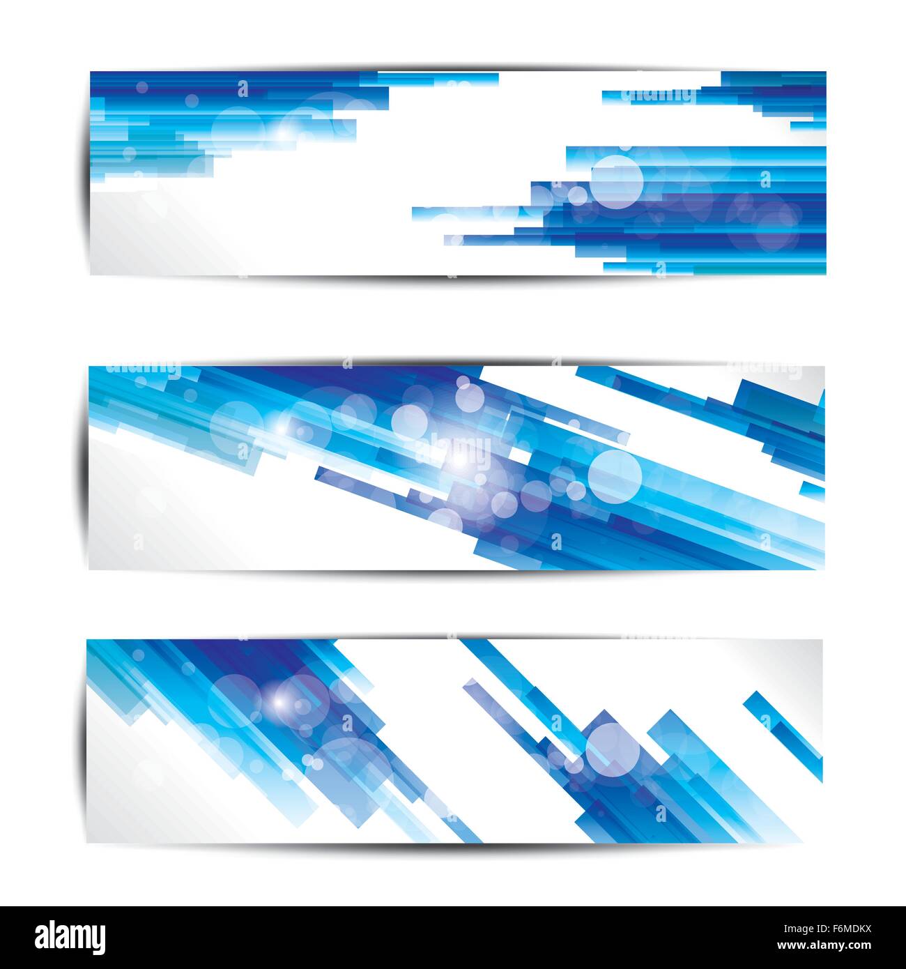 Set Of Abstract Colorful Web Headers And Cards Abstract Vector Illustration With Background