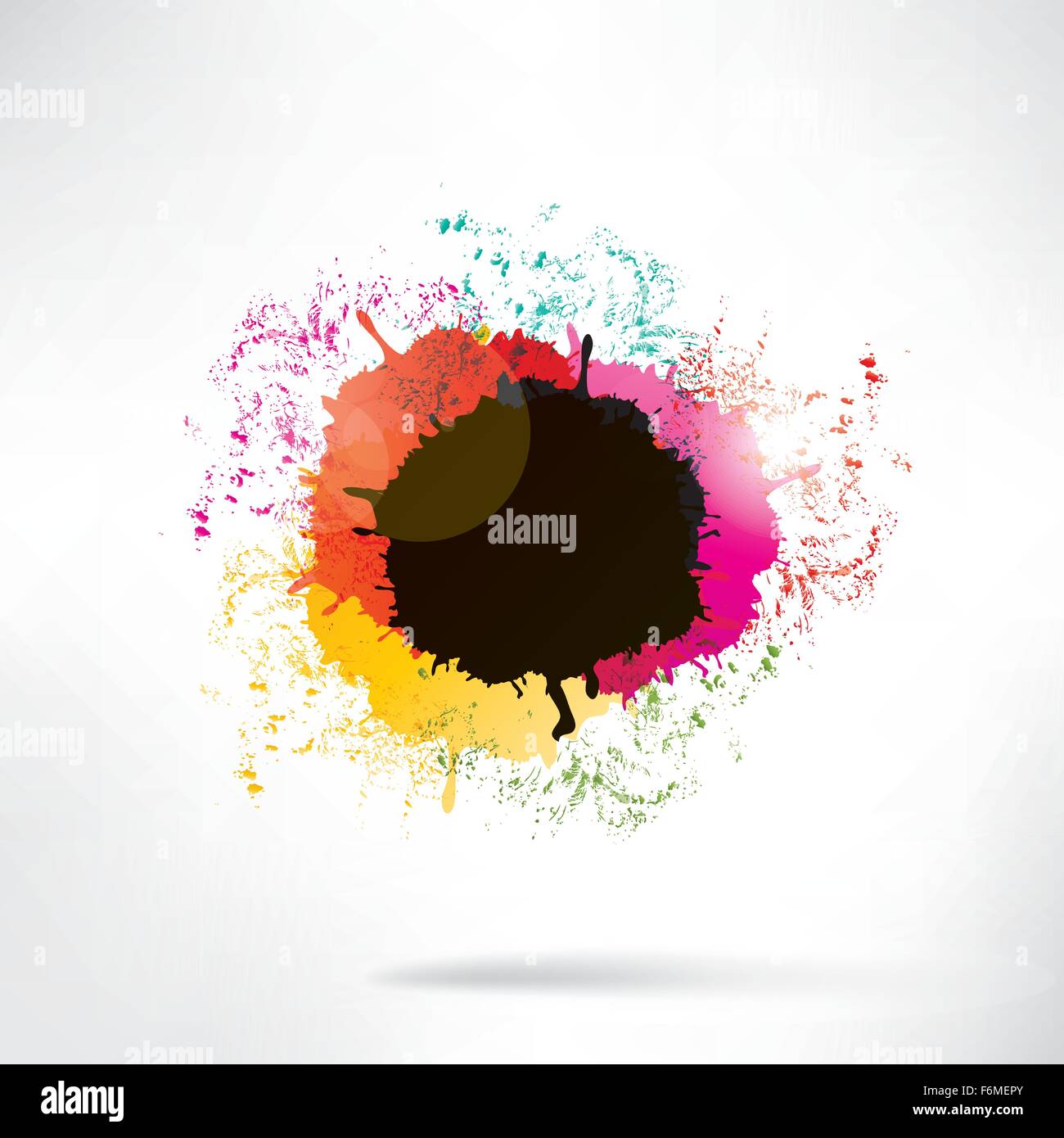 Abstract background with splash. Abstract vector illustration with ...