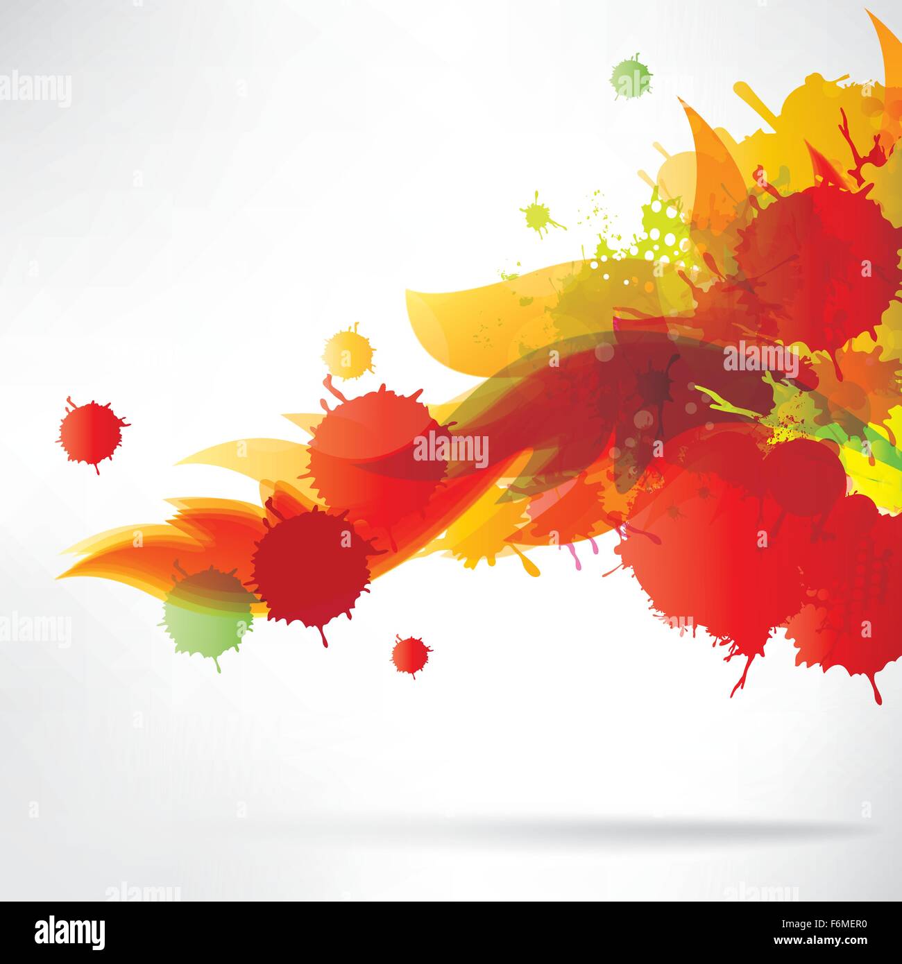 Abstract background with splash. Abstract vector illustration with ...