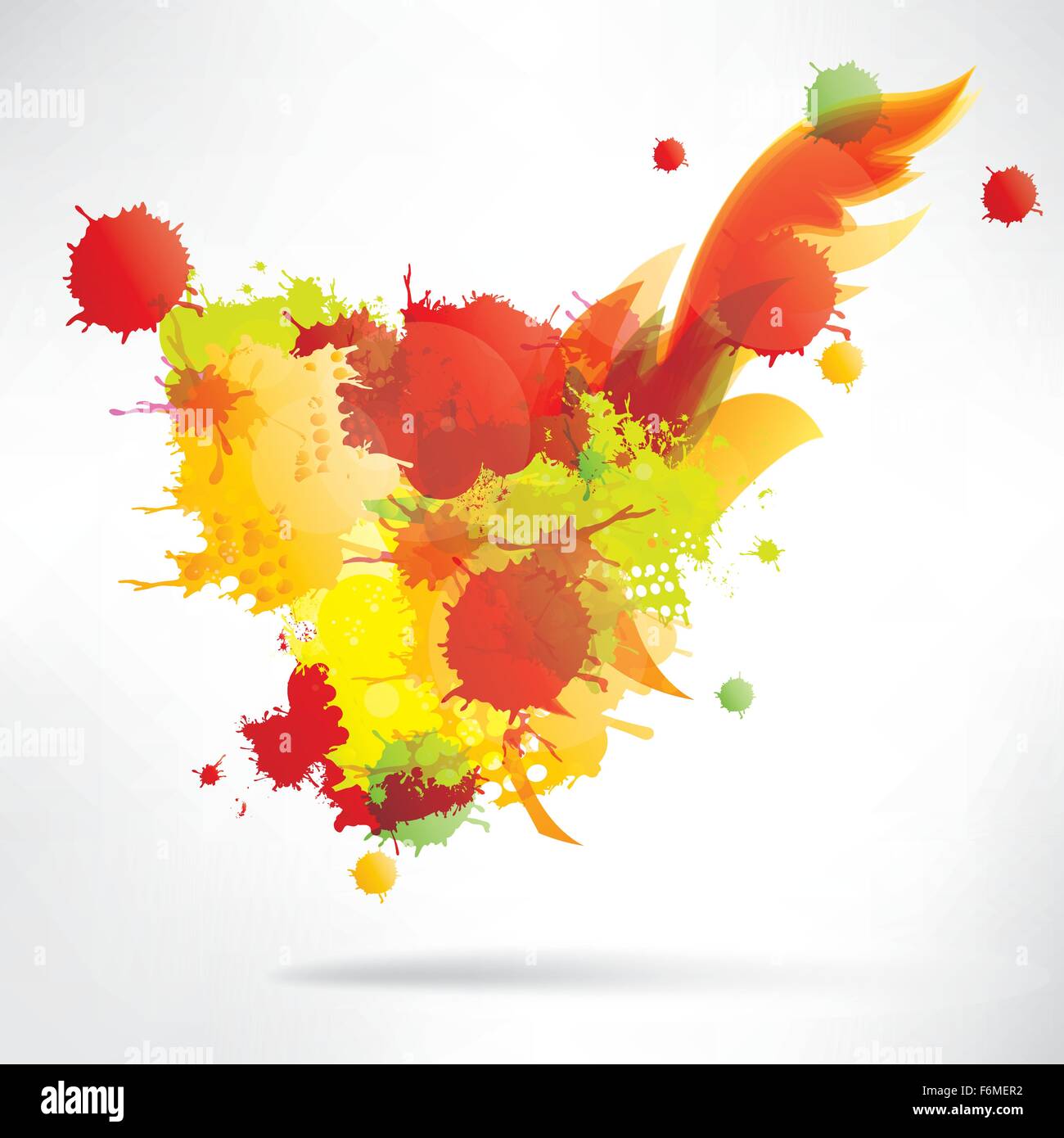 Abstract background with splash. Abstract vector illustration with ...