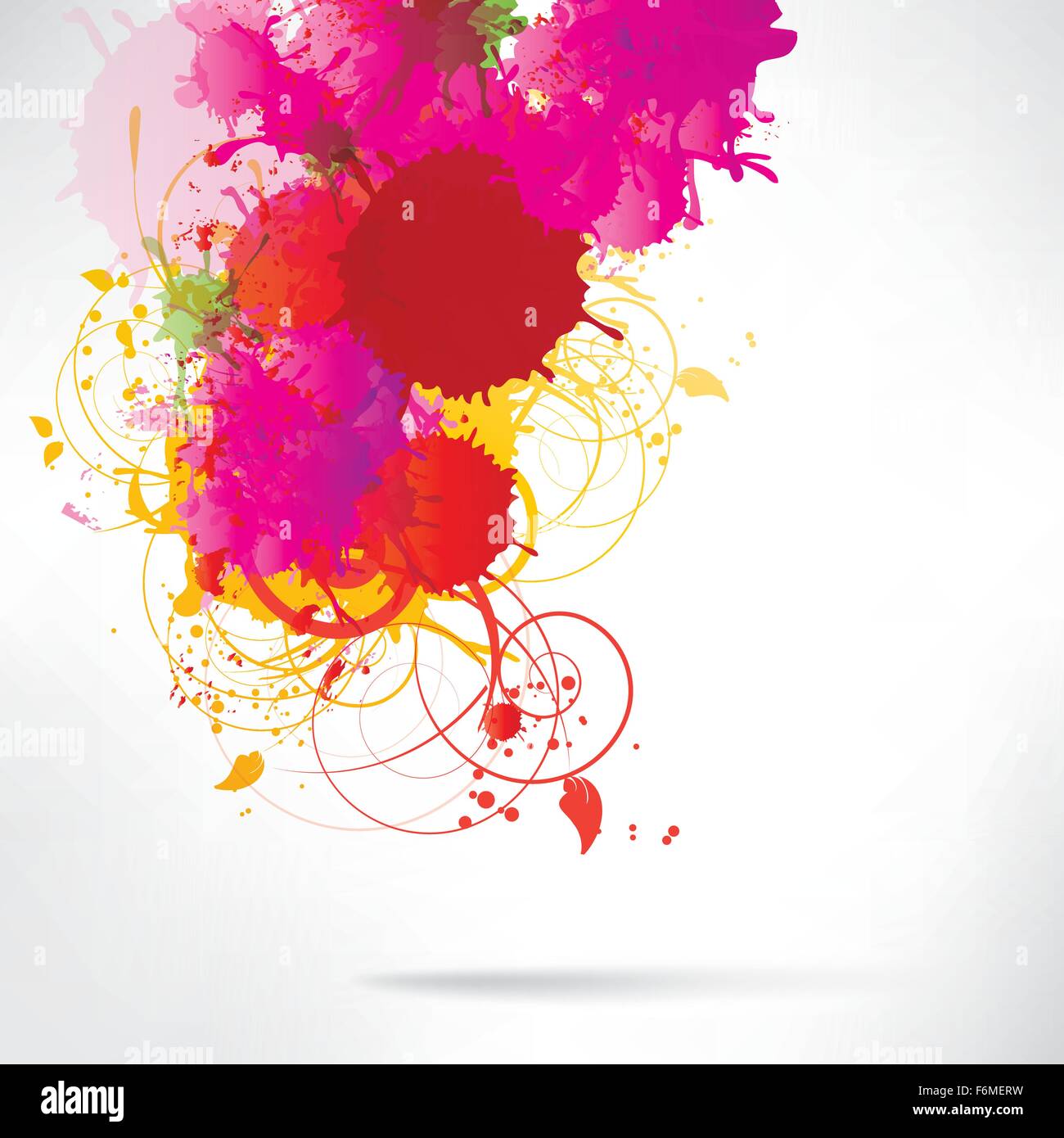Abstract background with splash. Abstract vector illustration with ...