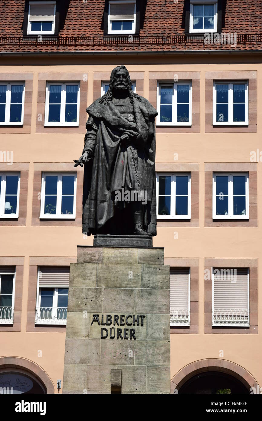 Monument to German Renaissance artist Albrecht Dürer (1471-1528) in ...