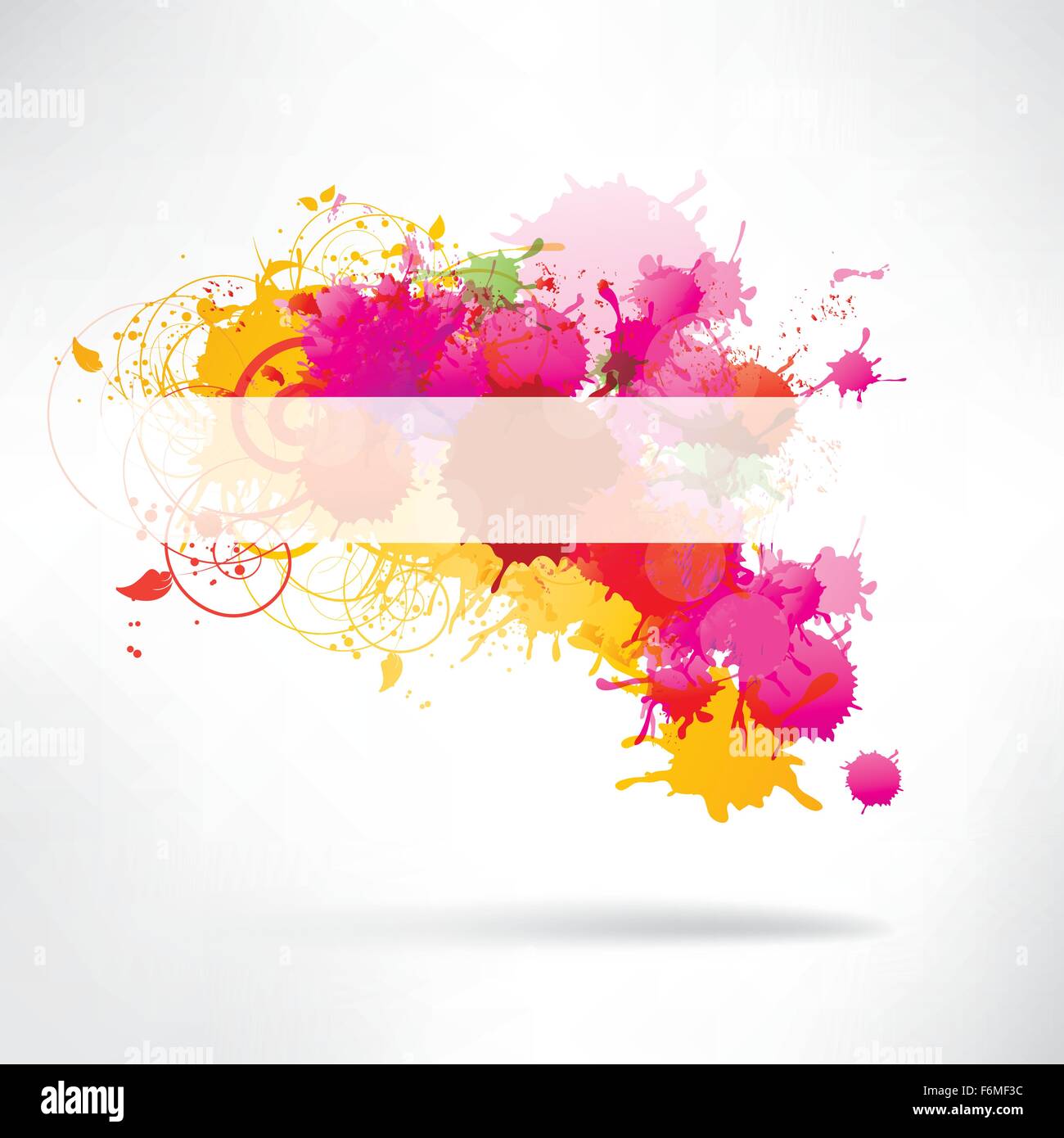Abstract background with splash. Abstract vector illustration with ...