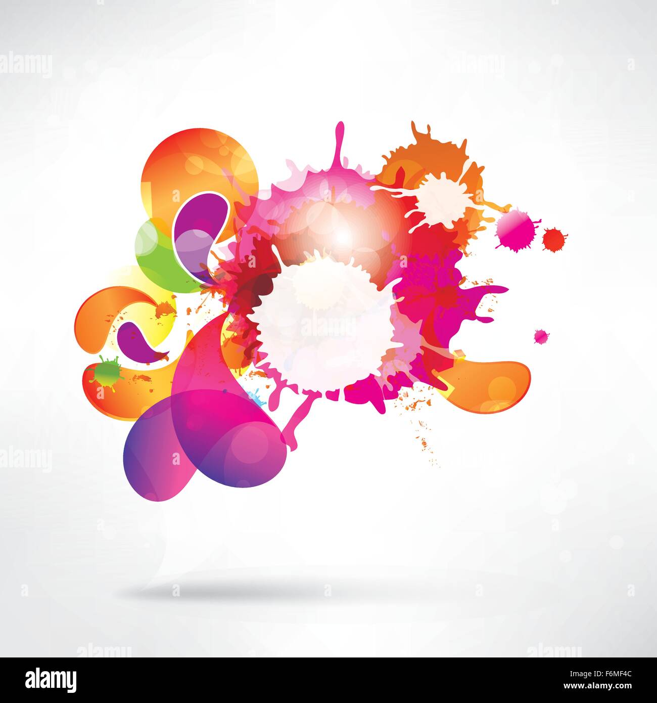 Abstract background with splash. Abstract vector illustration with ...