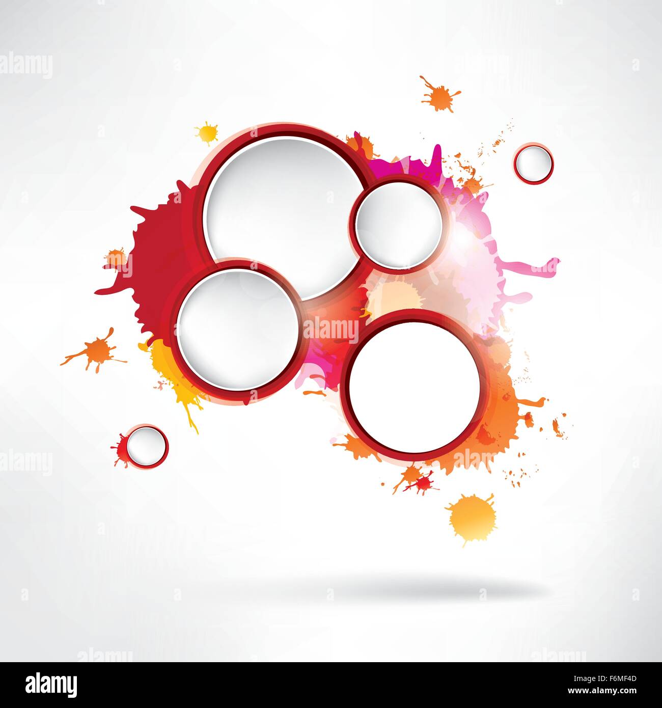 Abstract background with splash. Abstract vector illustration with ...