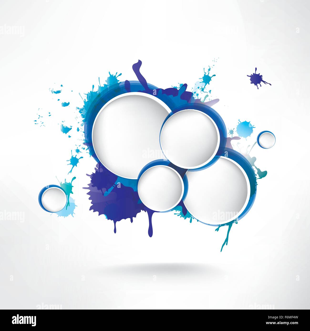 Abstract background with splash. Abstract vector illustration with ...