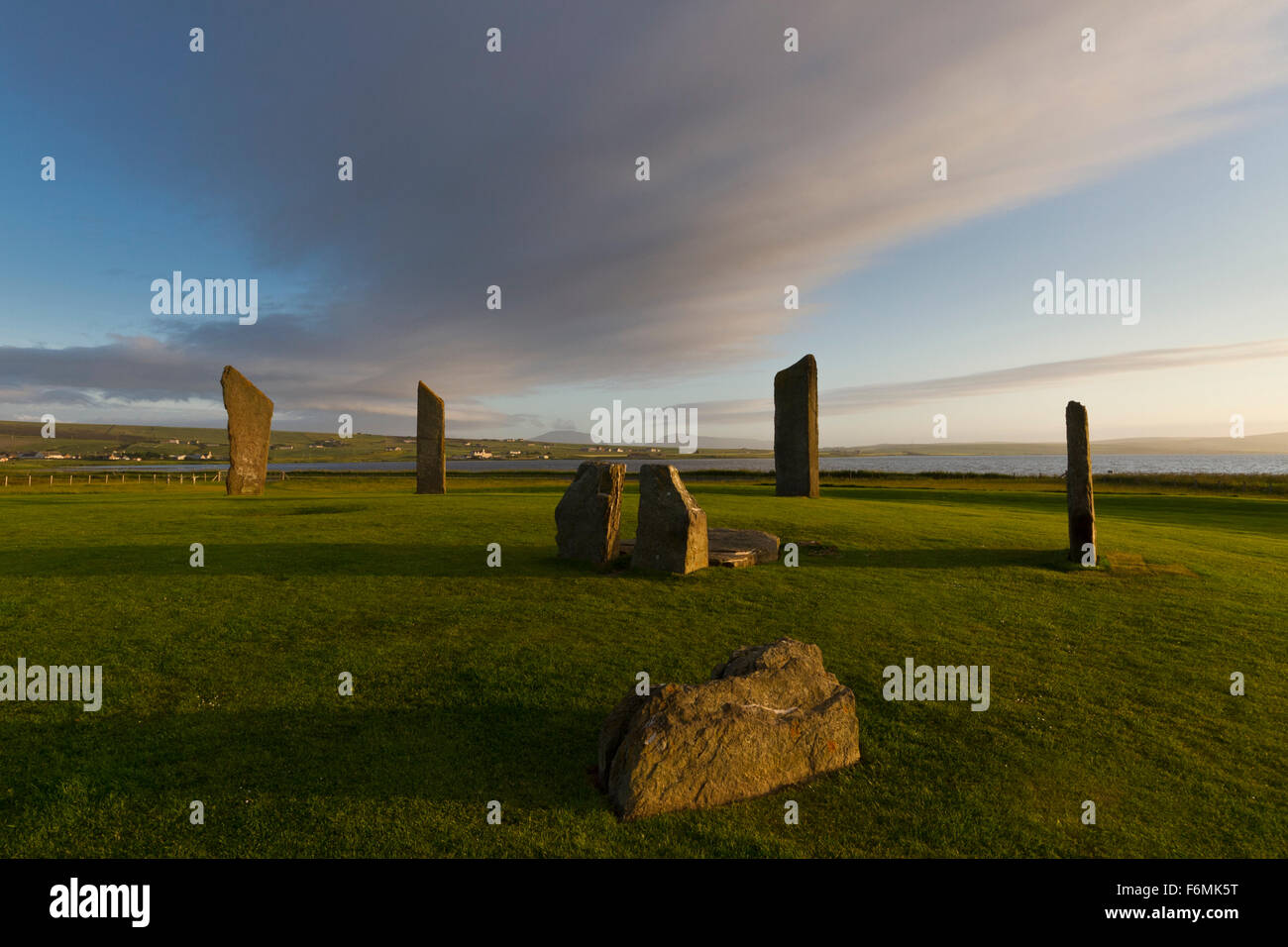 Stenness prehistoric henge monument hi-res stock photography and images ...