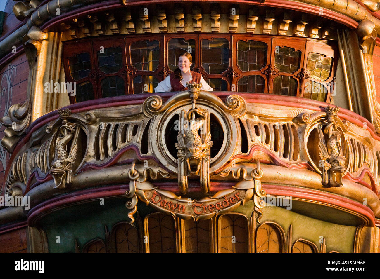 The dawn treader ship film title the chronicles of narnia hi-res stock ...