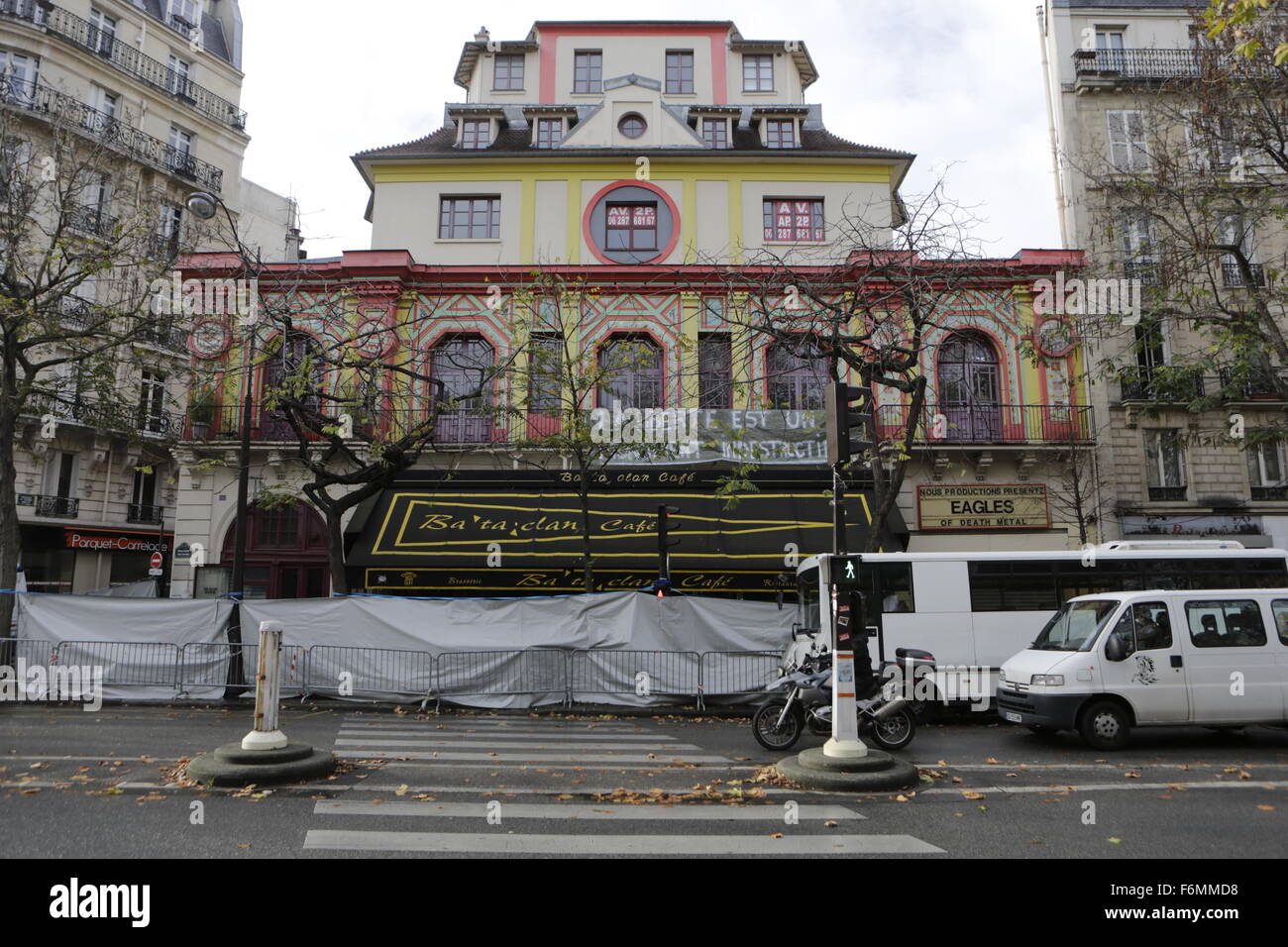 Paris, France. 17th Nov, 2015. The Bataclan Theatre is the place, where ...