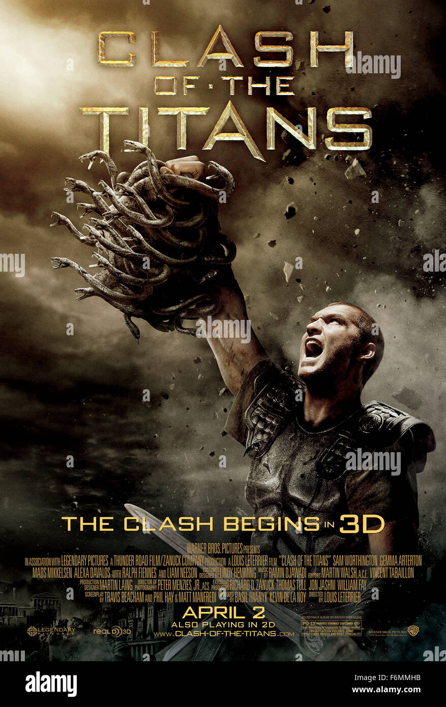 RELEASE DATE: March 26, 2010 MOVIE TITLE: Clash of the Titans STUDIO ...