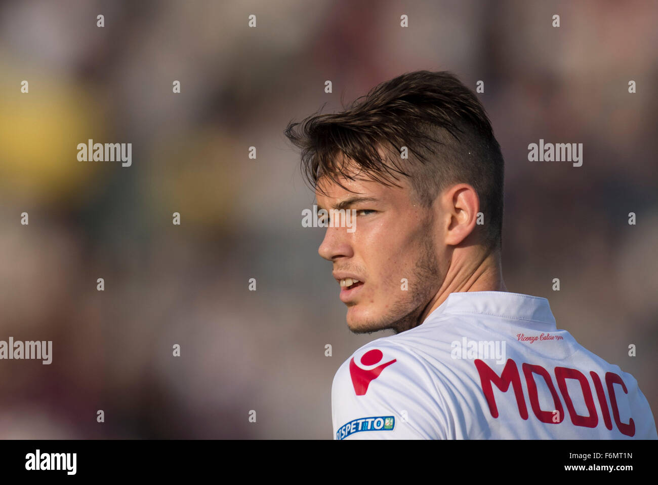Livorno, Italy. 14th Nov, 2015. Andrej Modic (Vicenza) Football/Soccer ...
