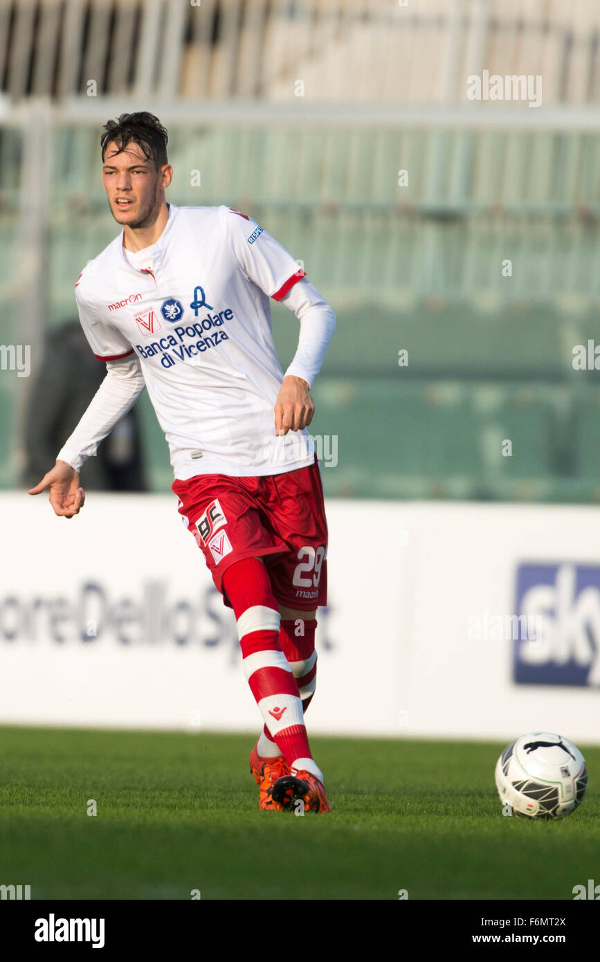 Livorno, Italy. 14th Nov, 2015. Andrej Modic (Vicenza) Football/Soccer ...