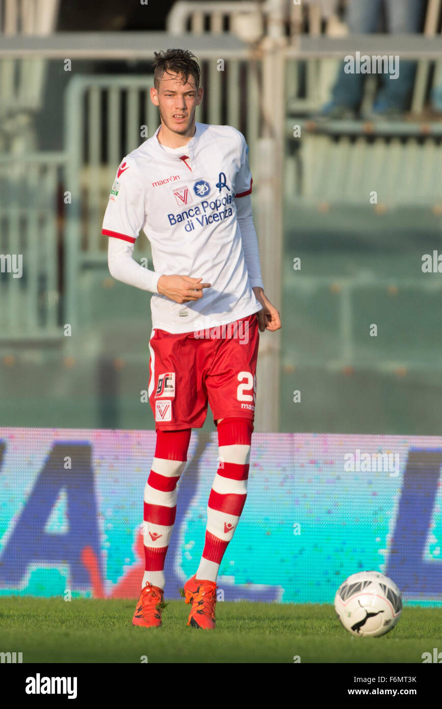 Livorno, Italy. 14th Nov, 2015. Andrej Modic (Vicenza) Football/Soccer ...