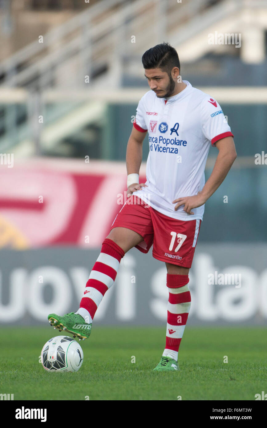 Livorno, Italy. 14th Nov, 2015. Francesco Urso (Vicenza) Football ...