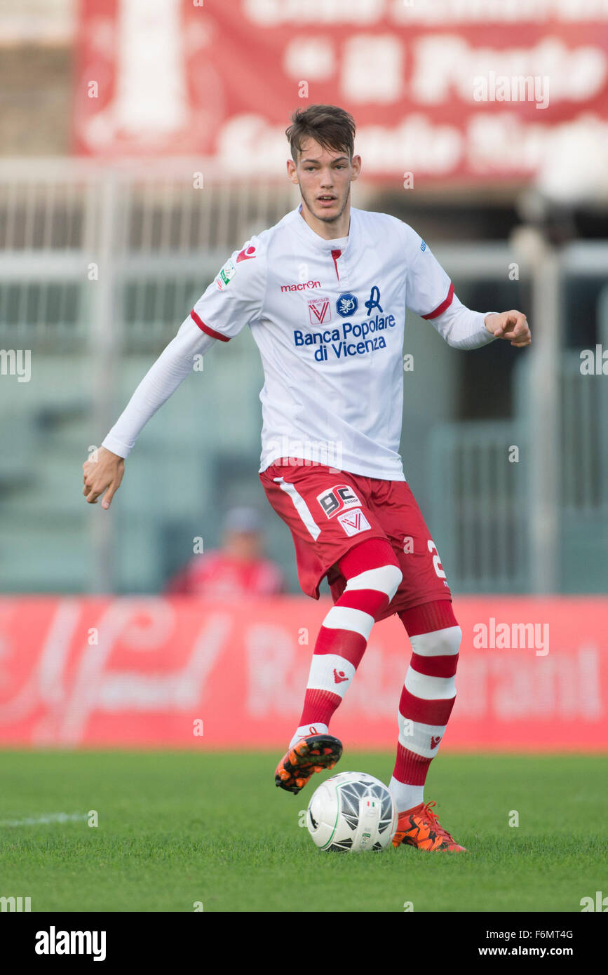 Livorno, Italy. 14th Nov, 2015. Andrej Modic (Vicenza) Football/Soccer ...