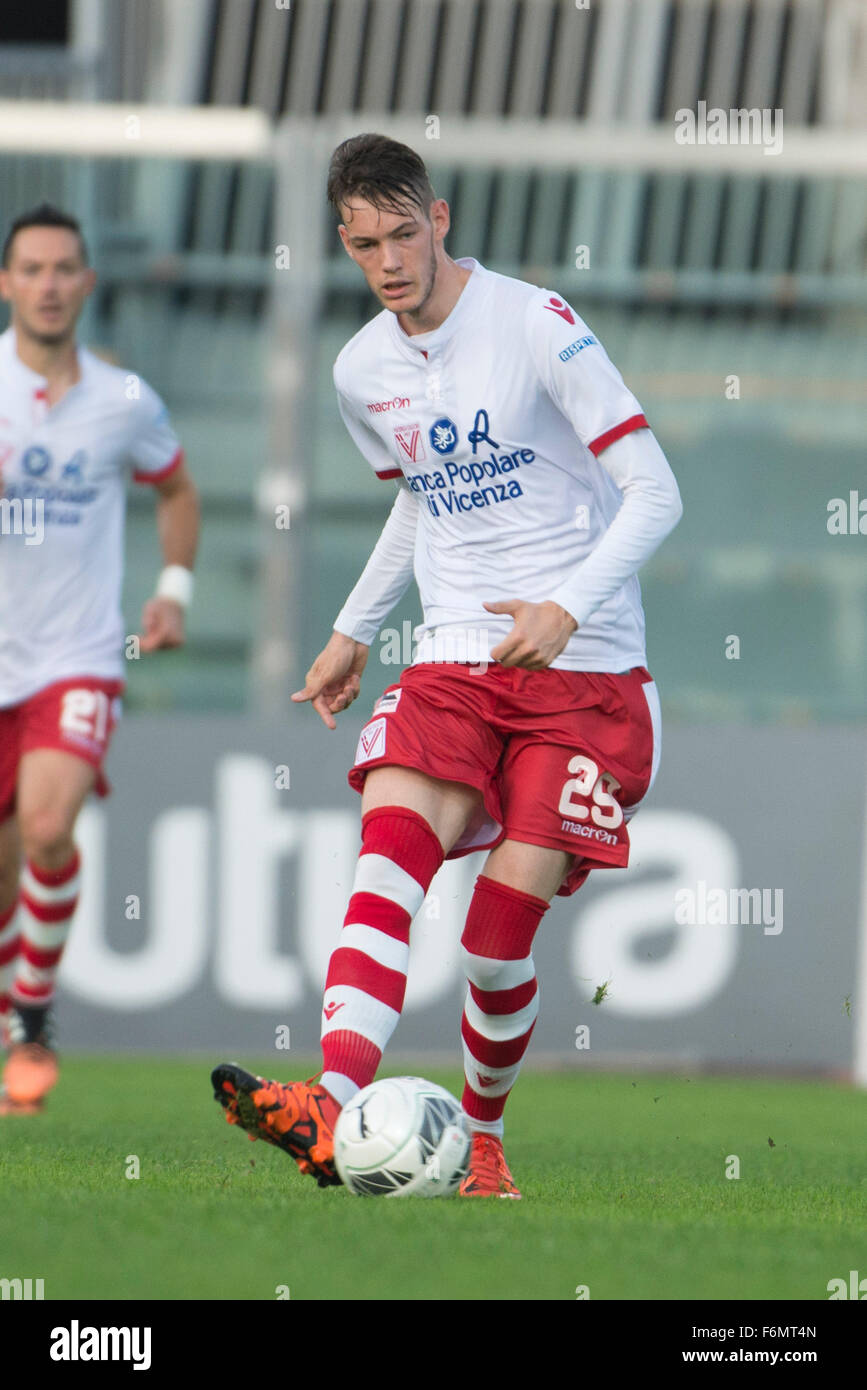 Livorno, Italy. 14th Nov, 2015. Andrej Modic (Vicenza) Football/Soccer ...