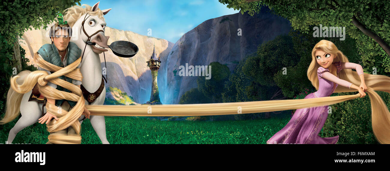 Disney tangled tower hi-res stock photography and images - Alamy