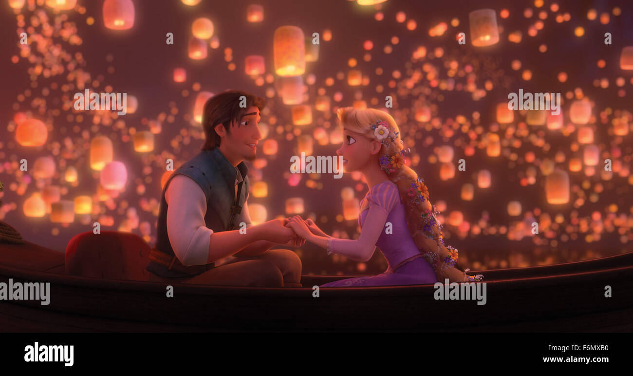 Rapunzel tangled disney movie hi-res stock photography and images - Alamy
