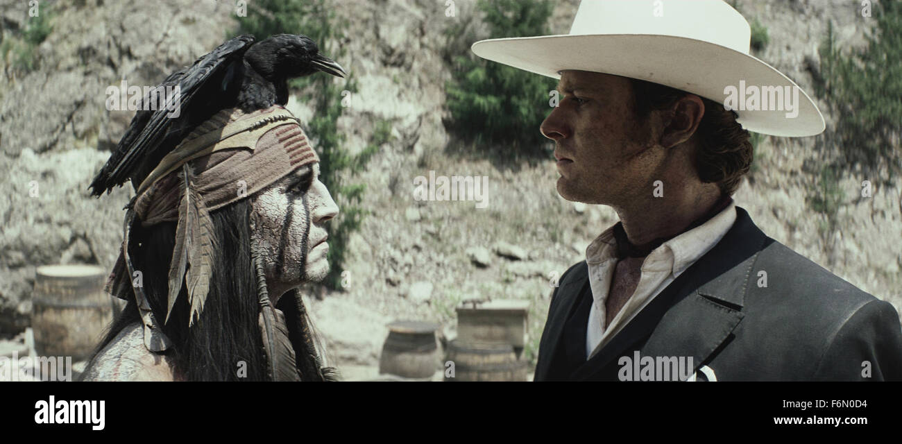 Lone ranger tonto hi-res stock photography and images - Alamy