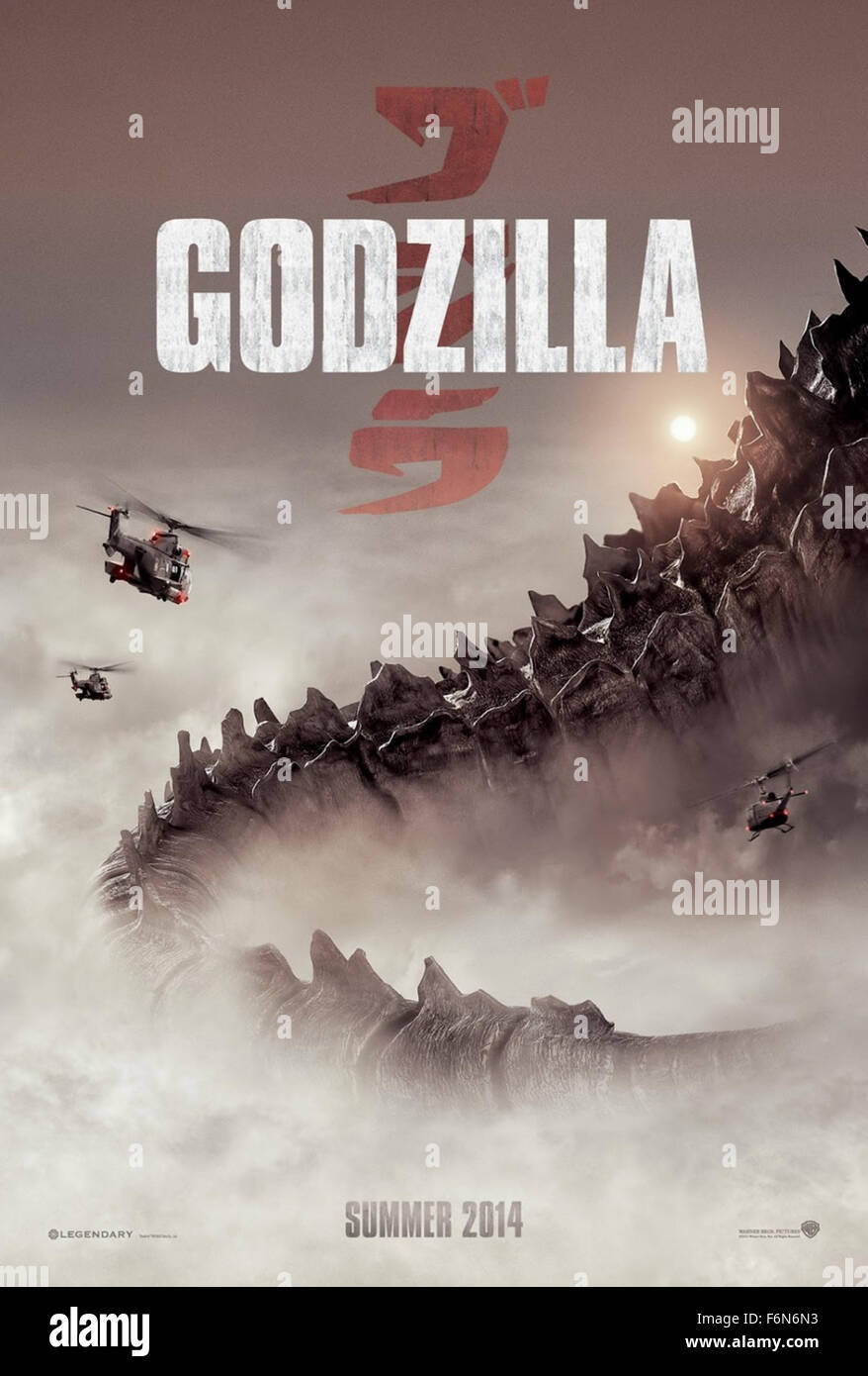 Godzilla movie poster hi-res stock photography and images - Alamy